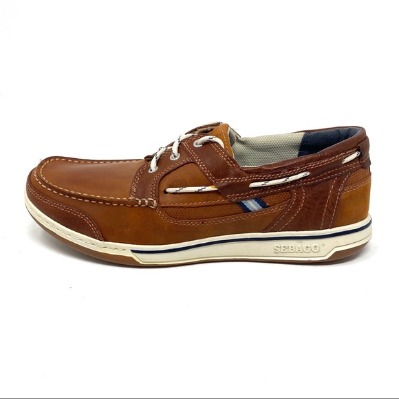 Sebago | Shoes | Sebago Triton Three Eye British Tan Boat Shoe Wide ...
